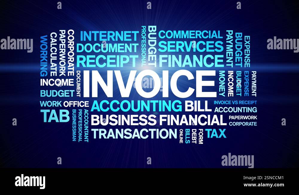 invoice animated word cloud,animation tag text kinetic typography ...