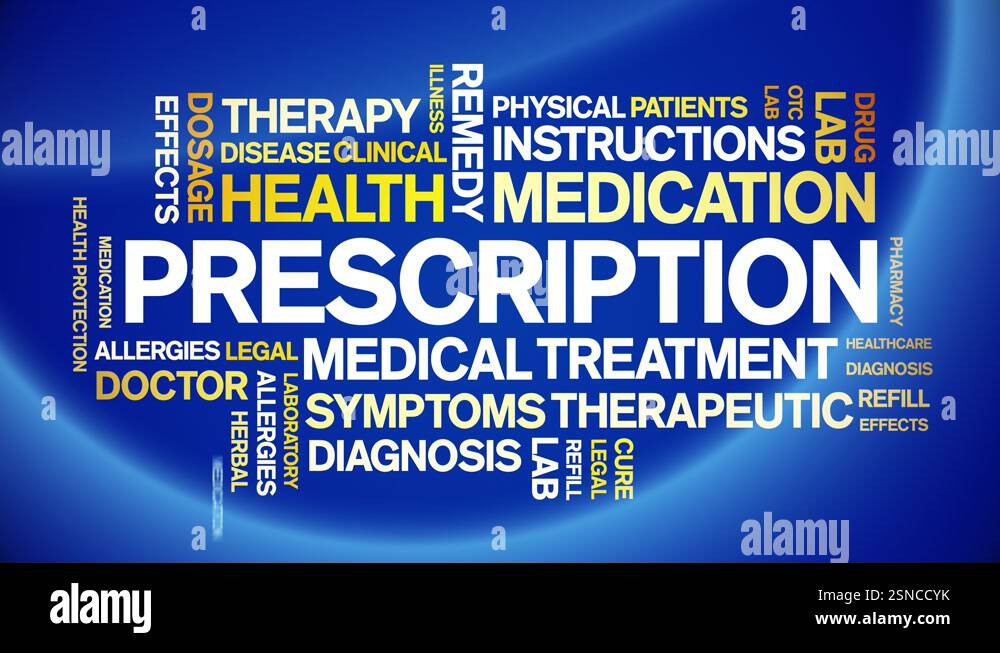 Prescription animated word cloud,animation tag kinetic typography ...