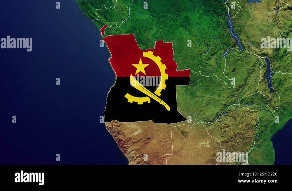 Angola map Stock Videos & Footage - HD and 4K Video Clips - Alamy