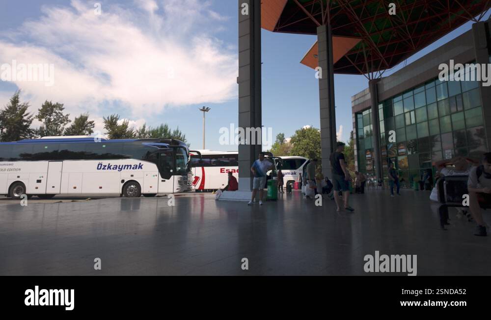 Antalya, Turkey - 11/07/2024: A glimpse of Antalya’s bus terminal ...