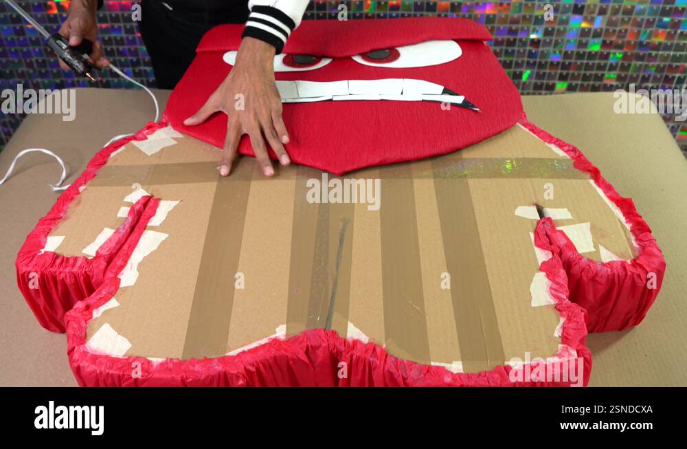 Creating Puffy Piñatas inspired by beloved movie characters Stock Video ...