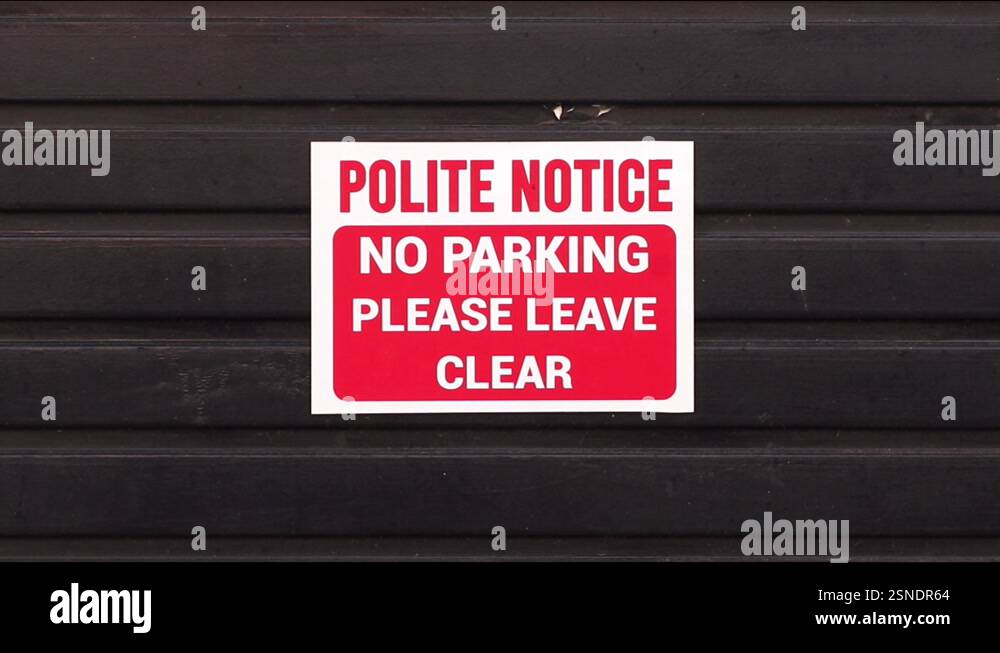 Polite sign Stock Videos & Footage - HD and 4K Video Clips - Alamy