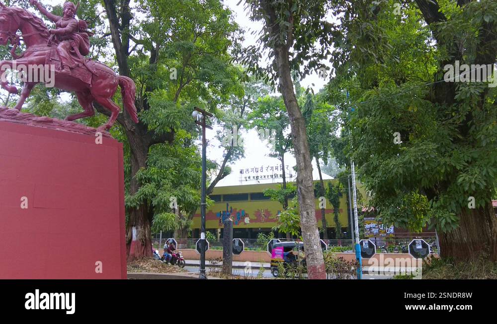 Zashichi rani statu, Bal Gandharva Ranga Mandir is a theatre with an ...