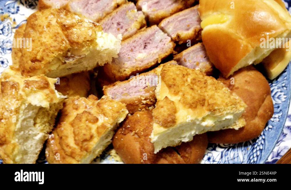 Different types sweet bread buns Stock Videos & Footage - HD and 4K ...