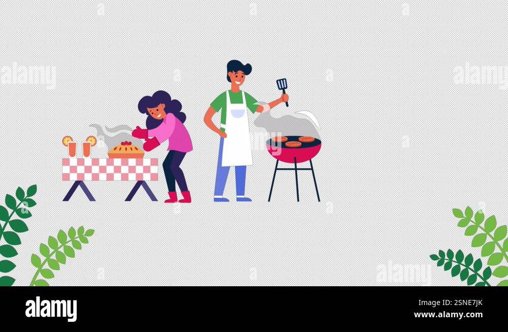 Barbecue cartoon Stock Videos & Footage - HD and 4K Video Clips - Alamy