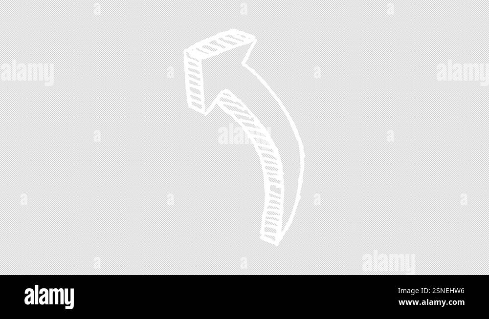 3d hand drawn arrow Stock Videos & Footage - HD and 4K Video Clips - Alamy