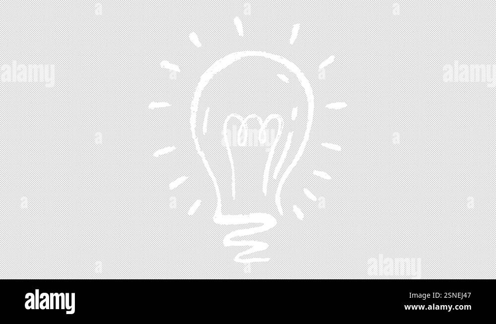 Light bulb outline Stock Videos & Footage - HD and 4K Video Clips - Alamy