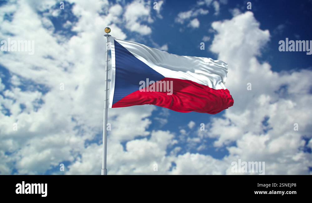 Czech country flag realistic Stock Videos & Footage - HD and 4K Video ...