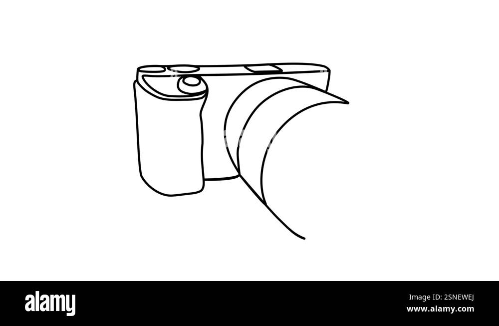 Camera outline drawing Stock Videos & Footage - HD and 4K Video Clips ...