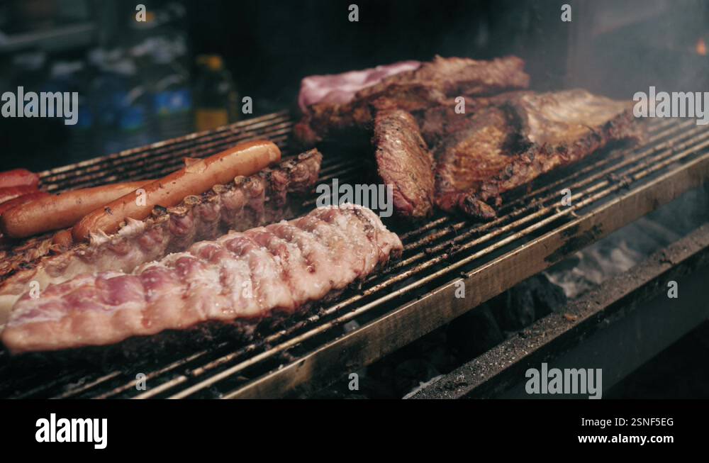 Spanish grilled sausage grill Stock Videos & Footage - HD and 4K Video ...