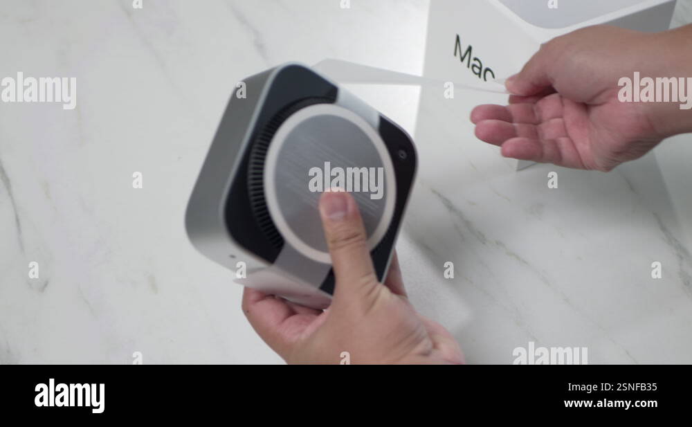 New Apple Mac Mini (2024). Latest Mac Mini model has been downsized to ...