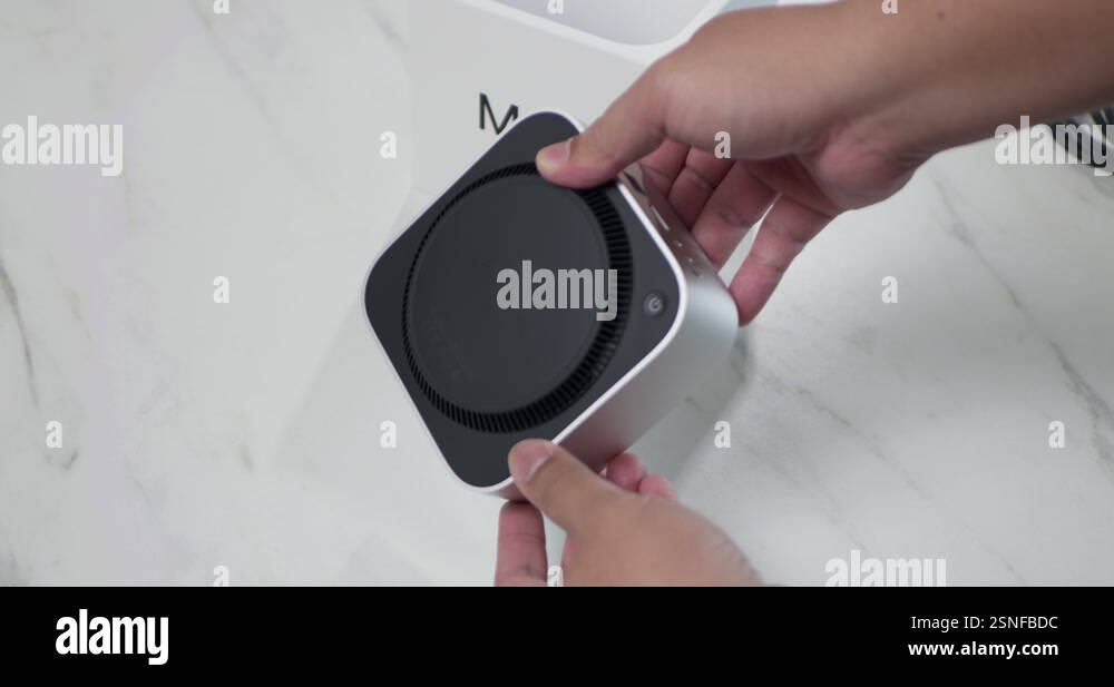 New Apple Mac Mini (2024). Latest Mac Mini model has been downsized to ...