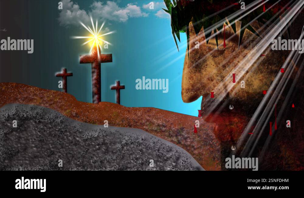 Painting crucifixion jesus christ Stock Videos & Footage - HD and 4K Video Clips - Alamy