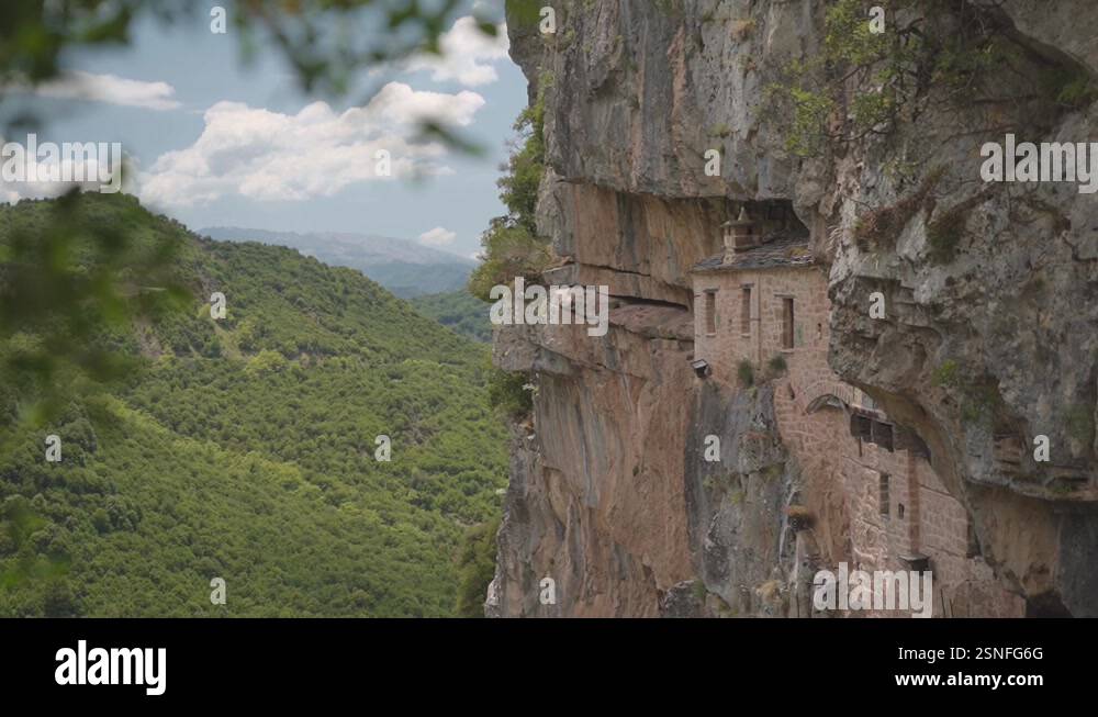 Holy Kipinas Monastery landmark and hiding place during occupation ...