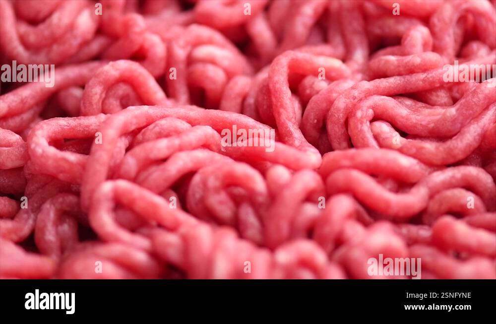 Minced meat, beef mince, forcemeat, fresh raw uncooked ground meat ...