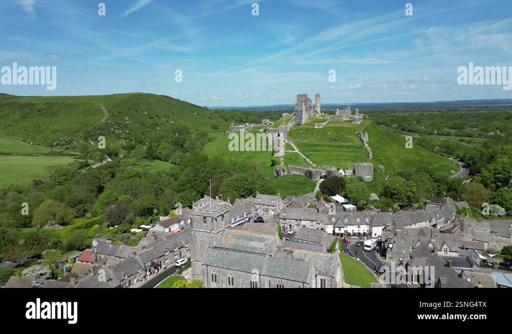 Village corfe castle view Stock Videos & Footage - HD and 4K Video ...