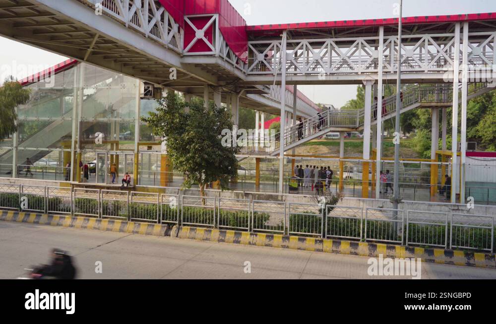 Metro Bus Station and Pedestrian Bridge: A Scenic Urban Infrastructure ...