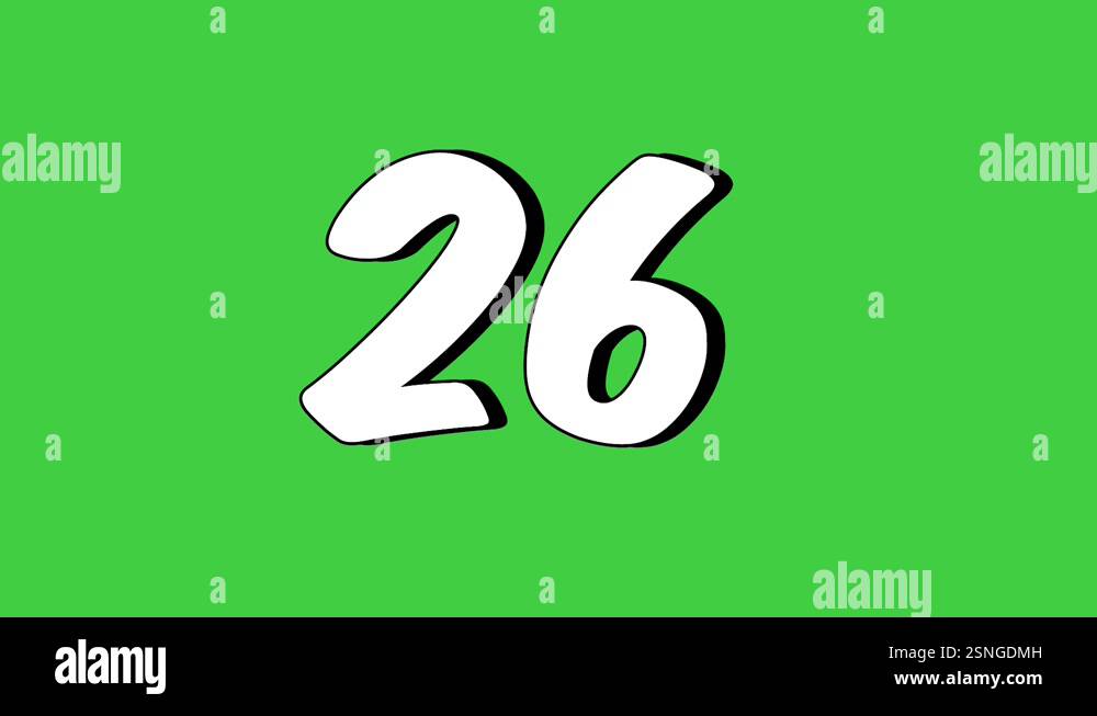 Number twenty six sign Stock Videos & Footage - HD and 4K Video Clips ...