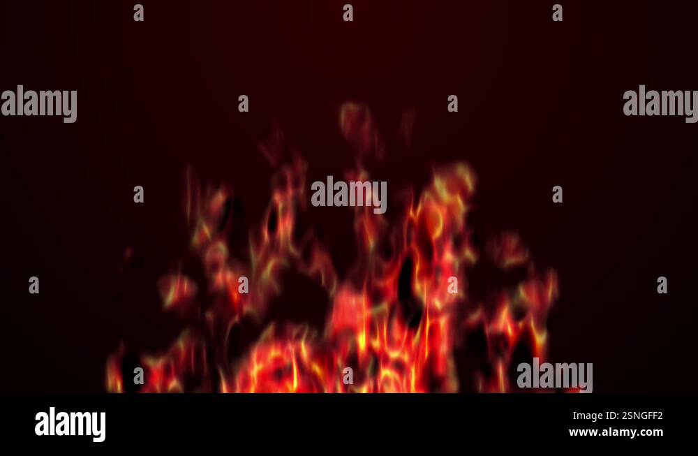 Fire flames, Realistic fire flames with smoke on screen Stock Video ...