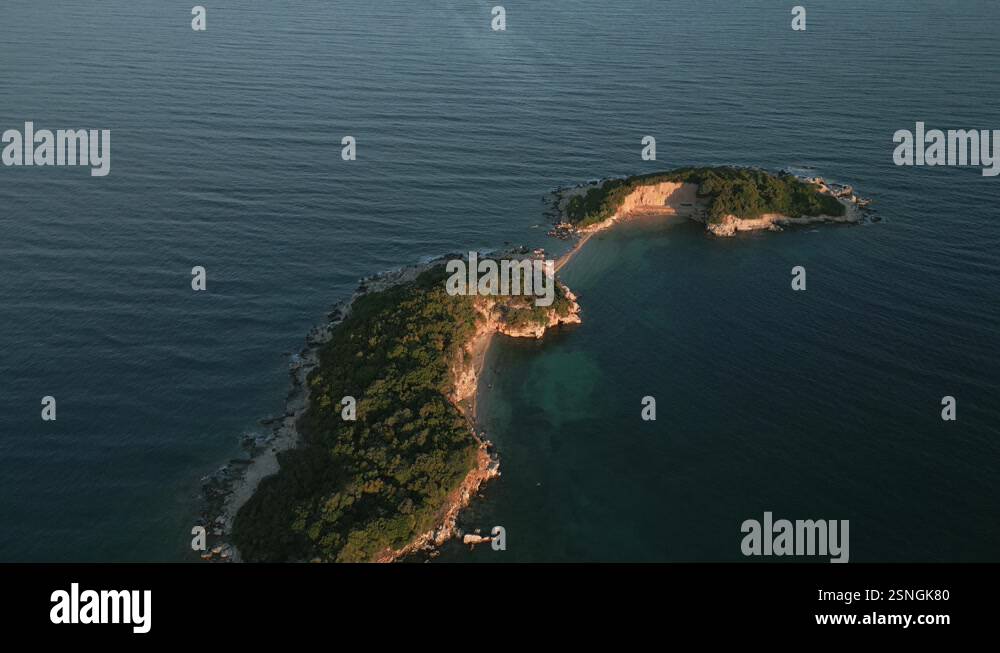 Twin islands in ksamil albania Stock Videos & Footage - HD and 4K Video ...