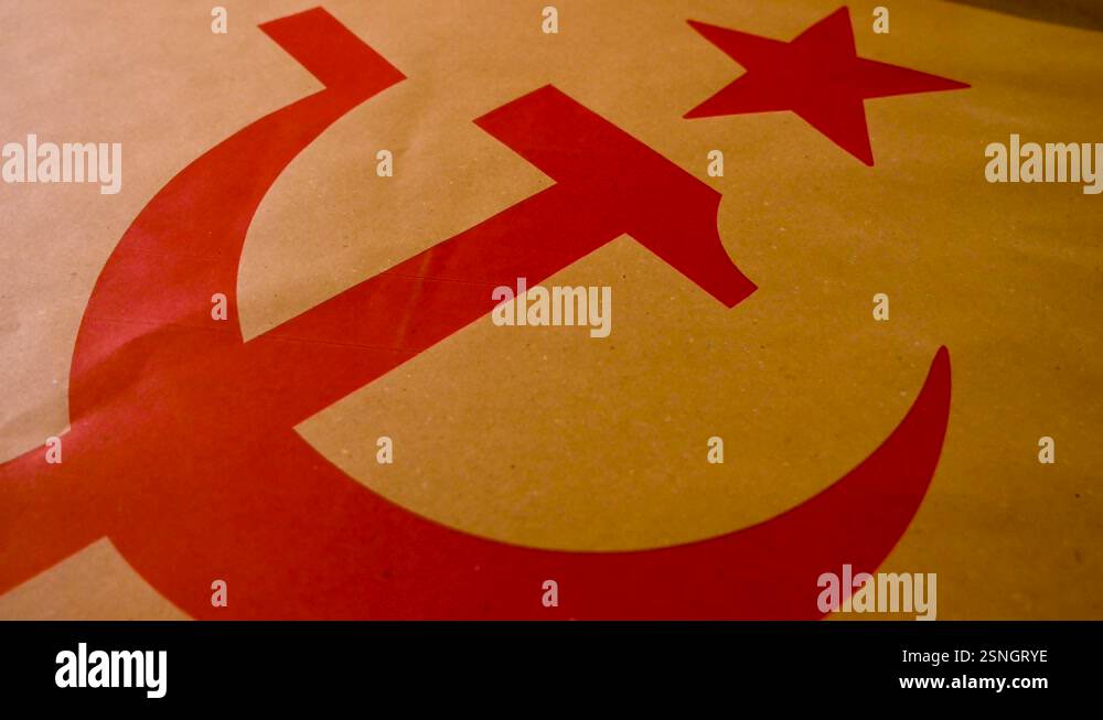 Communist symbol hammer sickle Stock Videos & Footage - HD and 4K Video ...
