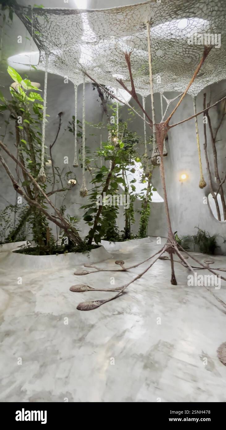 architecture design of Azulik Uh May museum city of arts in Tulum ...