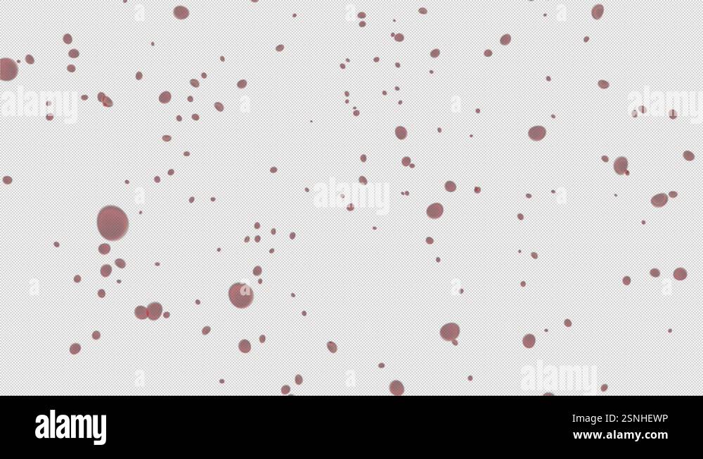 Red Blood Cell Explosion. Burst of Blood Cell. Alpha Channel Stock ...