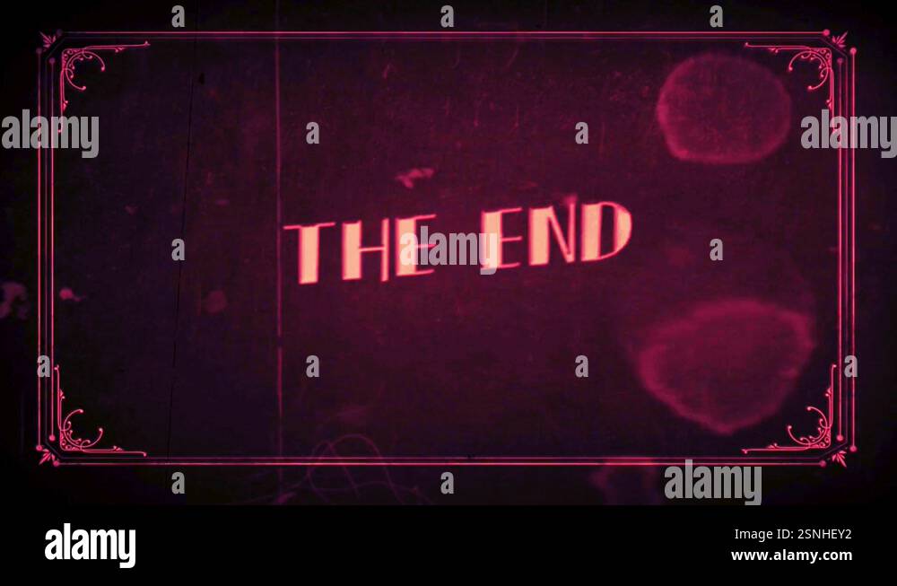 The End Text Animation in 4K - Versatile Closing Screen for Projects ...