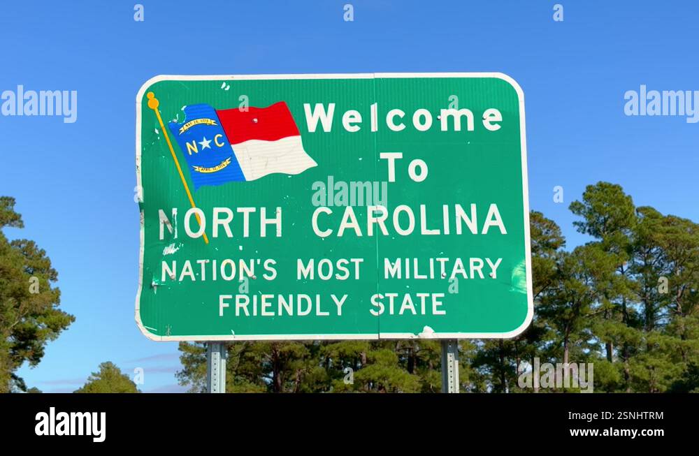 Welcome north carolina road Stock Videos & Footage - HD and 4K Video ...