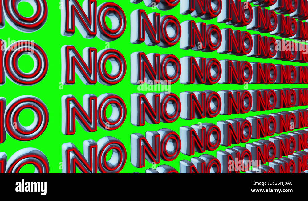 No 3d text floating on the screen. Animation for yours presentation ...