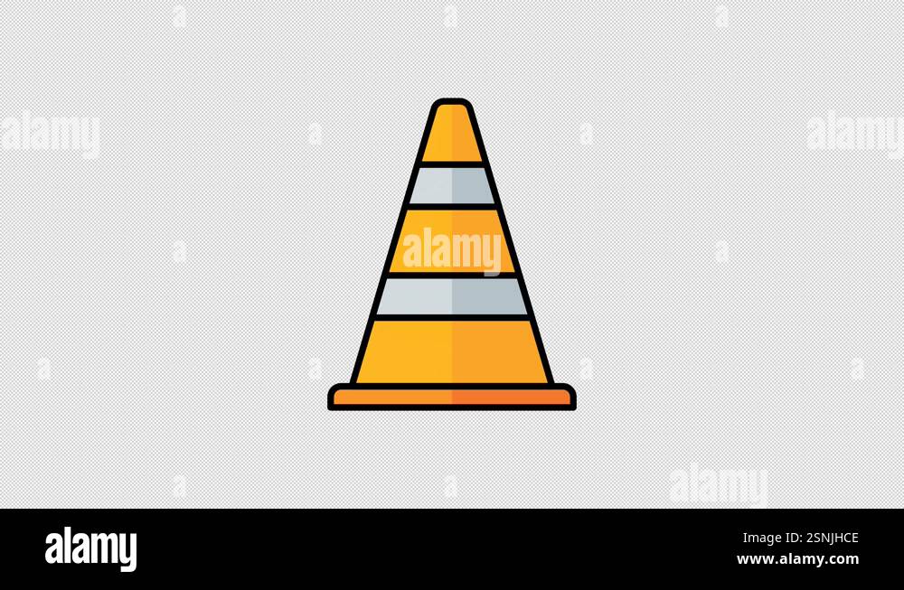 Roadwork cone Stock Videos & Footage - HD and 4K Video Clips - Alamy