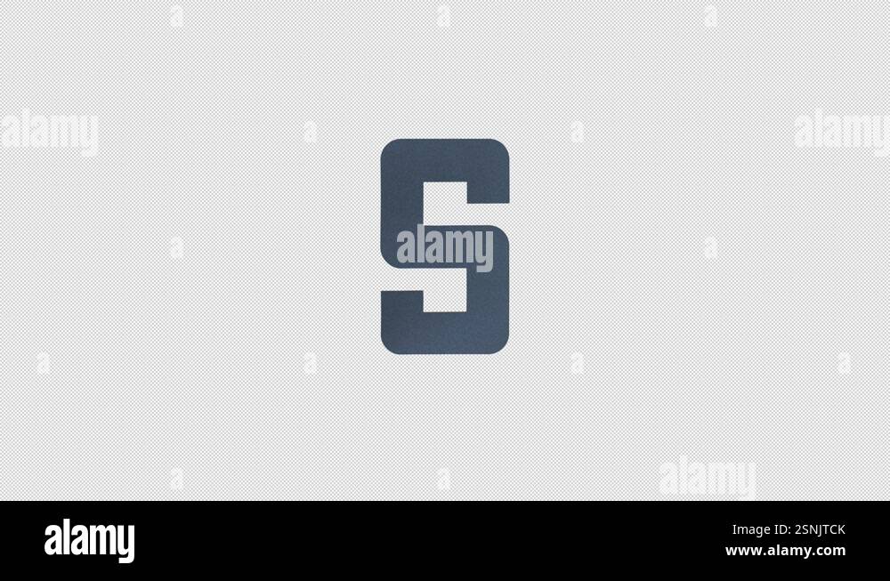 Scroll Letter S. Rolling Letter. Transparent Background. Alpha Channel ...
