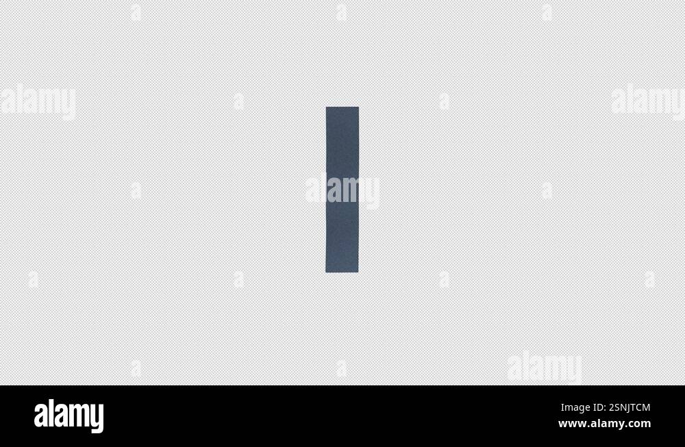 Scroll Letter I. Rolling Letter. Transparent Background. Alpha Channel ...