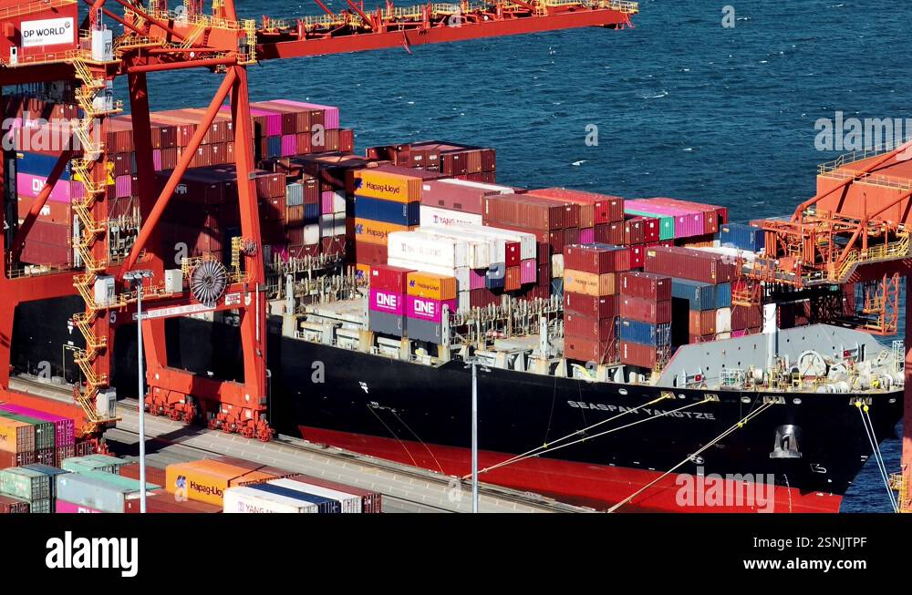 Cargo ship loaded container boxes Stock Videos & Footage - HD and 4K ...