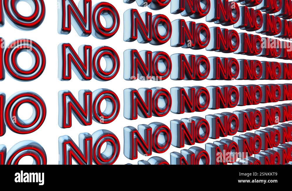 No 3d text floating on the screen. Animation for yours presentation ...