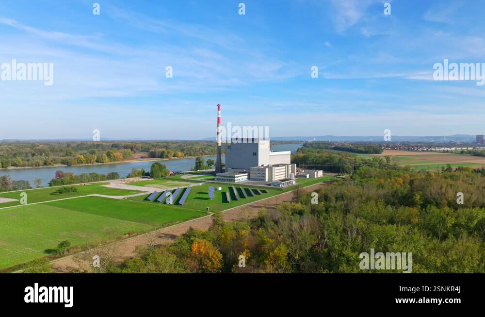 AKW Zwentendorf Museum And River Danube In Zwentendorf, Austria ...