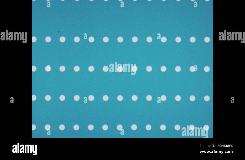 1970s: Series of white dots moving in lines. White dot becomes black ...