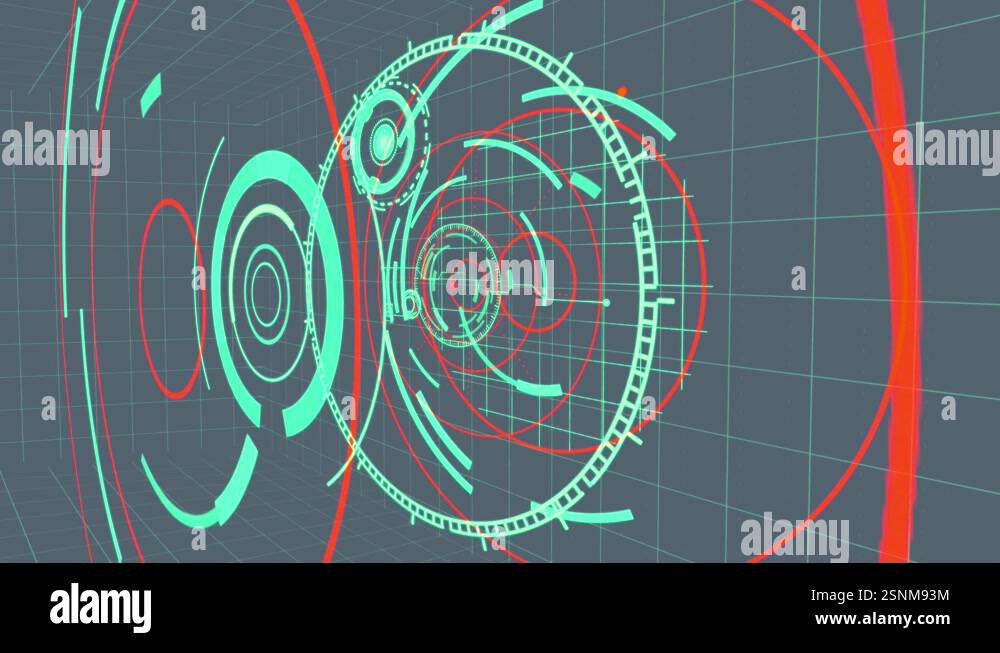 Blue Digital Tech Animation in 4K – Versatile Background for Any ...