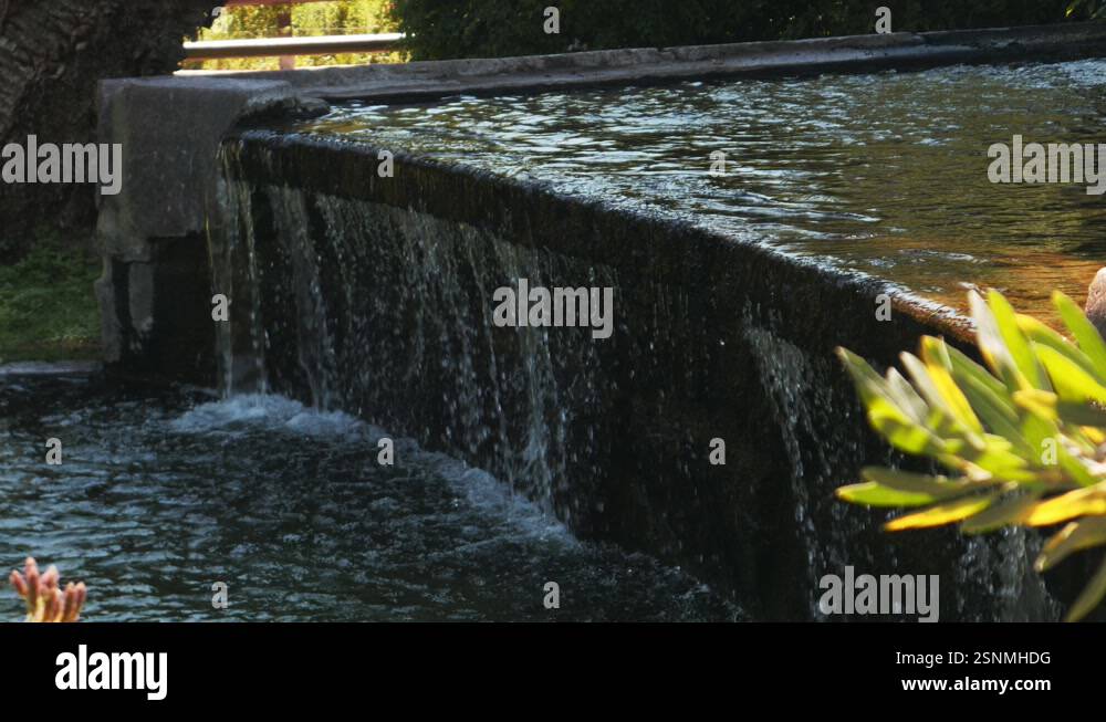 Overflow of water from a dam Stock Video Footage - Alamy
