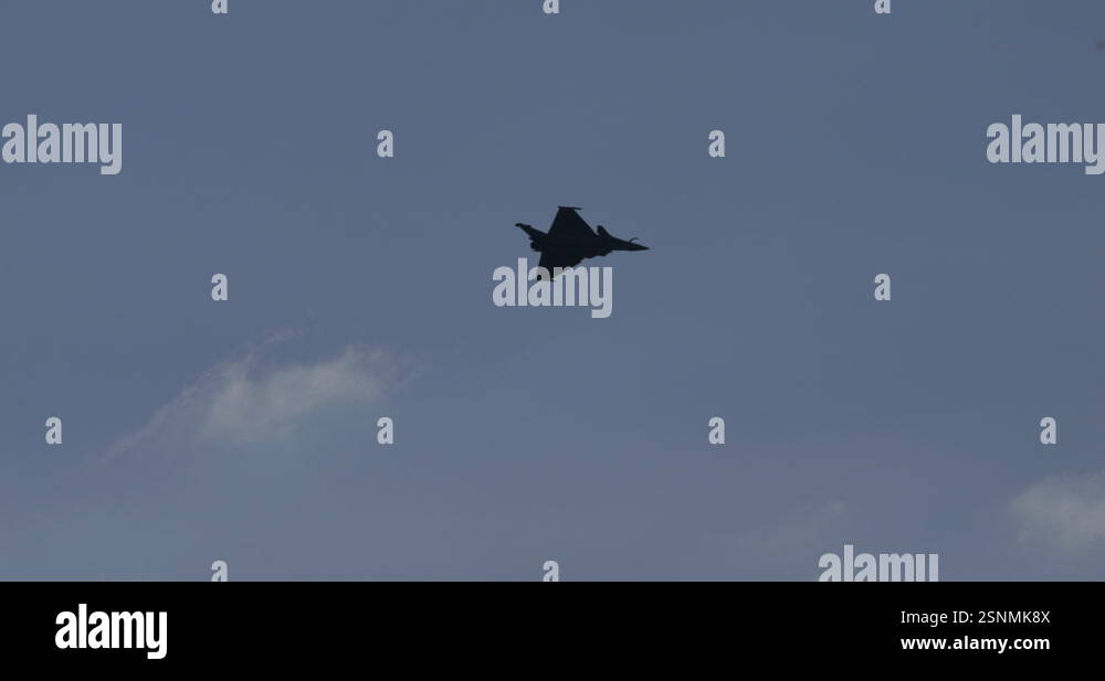 NATO Supersonic Fighter Jet Performing High-G Turns Demonstrating ...