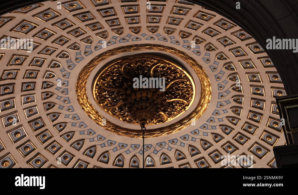 Dome gold ceiling details Stock Videos & Footage - HD and 4K Video ...