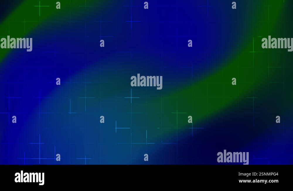 Green and blue gradient background with thin cross shapes Stock Video ...