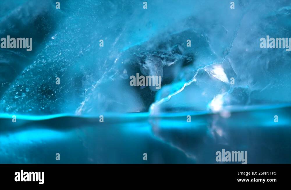 Ice texture background, Abstract natural ice texture. Freezy ice structure Stock Video Footage ...