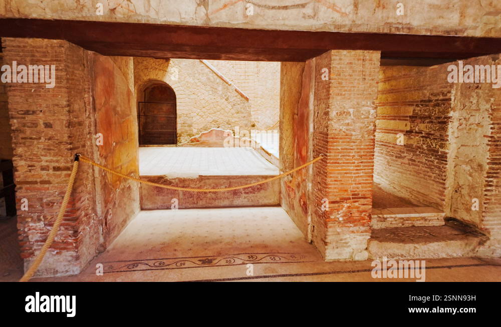 House of the Beautiful Courtyard, Herculaneum, Ercolano, Naples ...