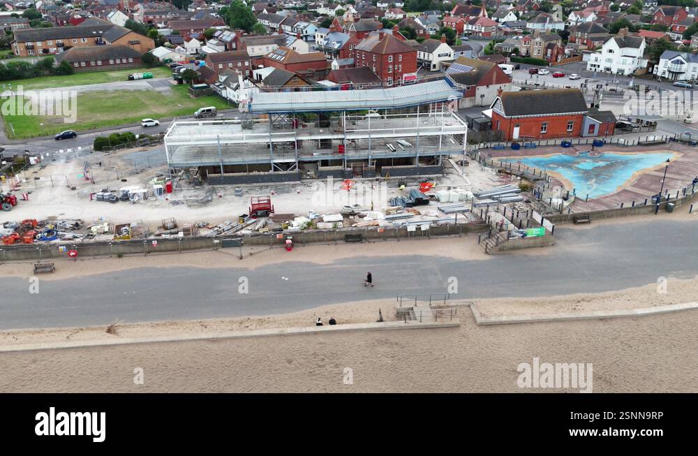 Forward front view showing the construction of the new Sutton-on-Sea ...