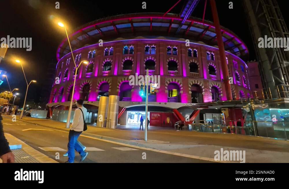Bullring night Stock Video Footage - Alamy
