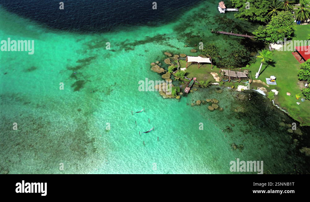 Stromatolites in Bacalar Lagoon, an Ancient Natural Wonder Stock Video ...