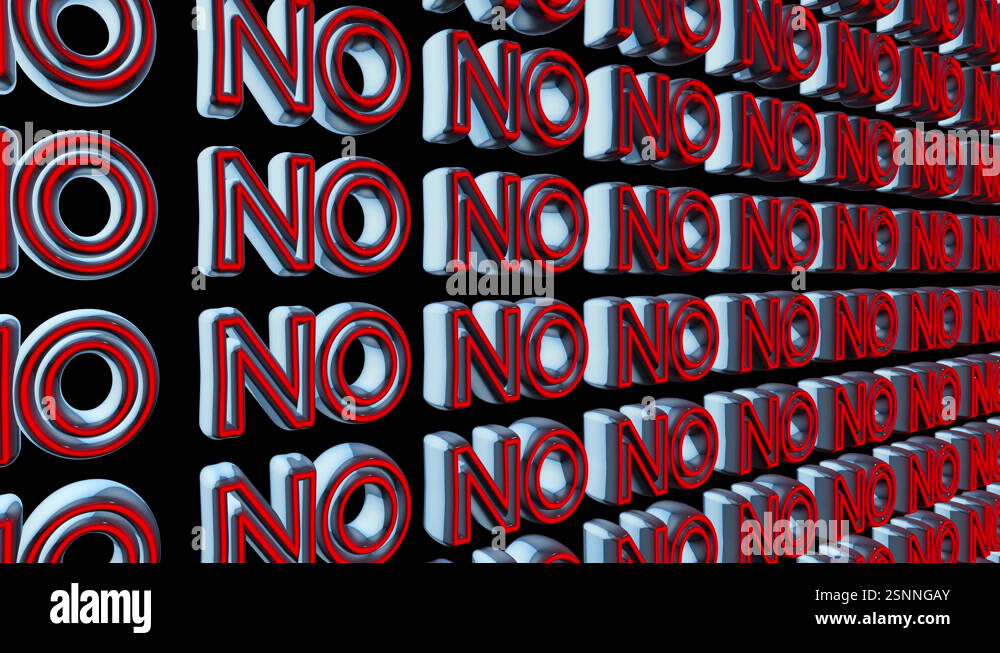 No 3d text floating on the screen. Animation for yours presentation ...