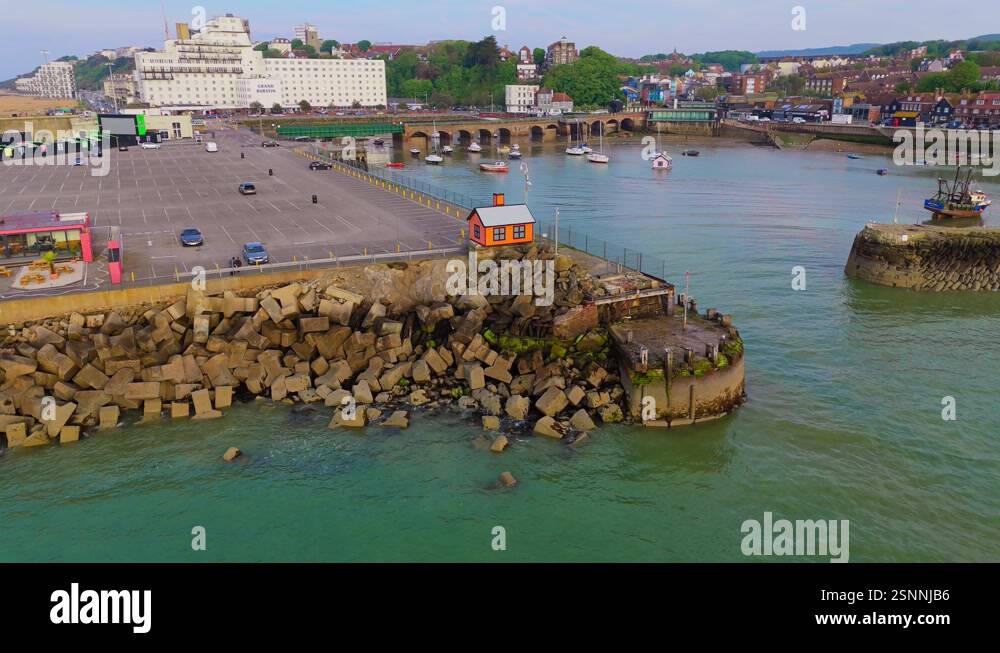 Unique good place to live artwork, building development, English port ...