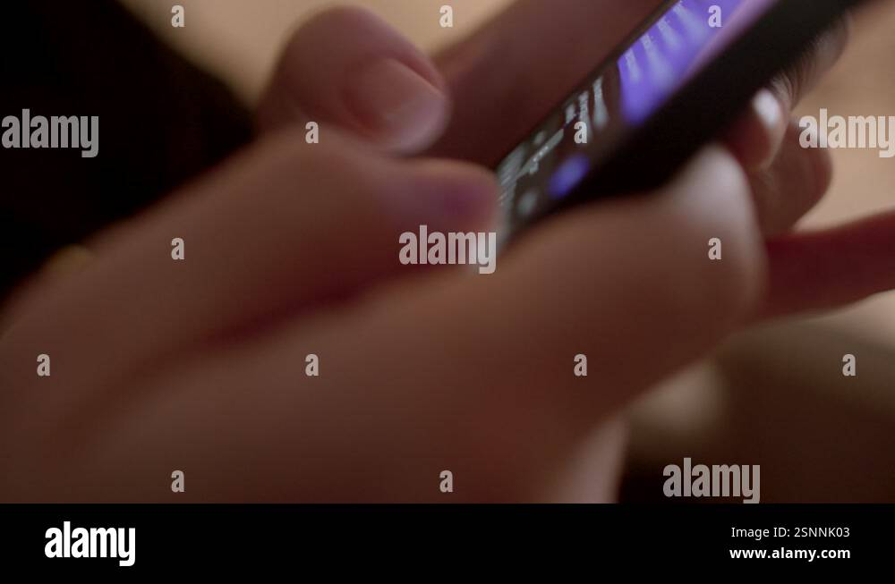 soft focus hands making message on phone using gsm hand firmly grips a ...